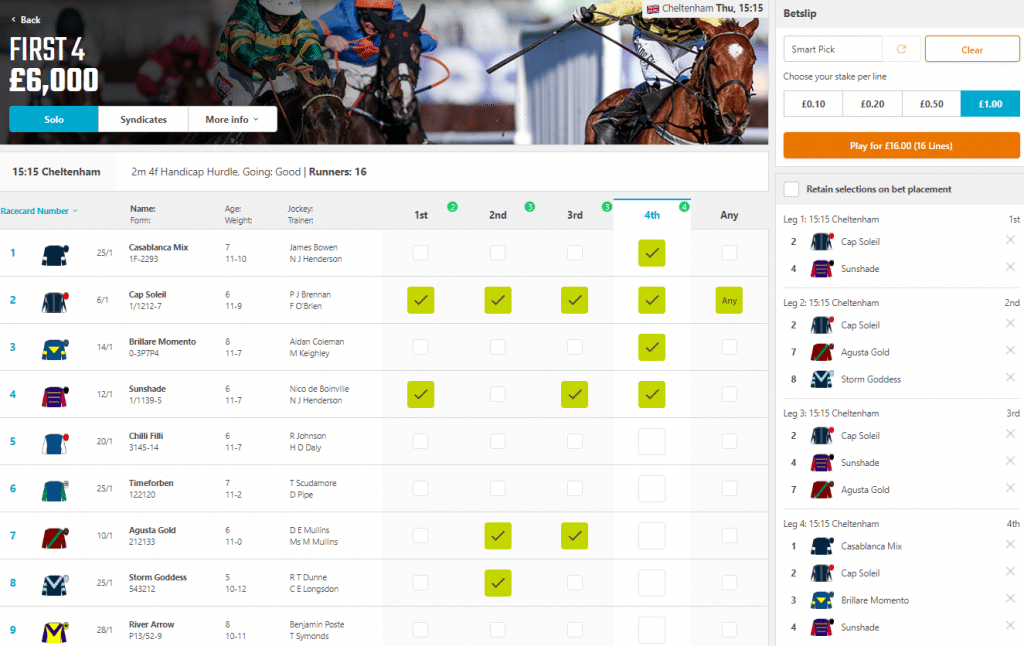 A quick guide on how to play our Finishing Order horse racing pools